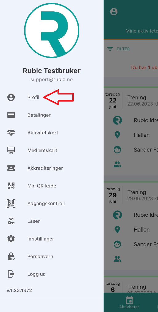 Rediger profil – Rubic AS Kundesenter
